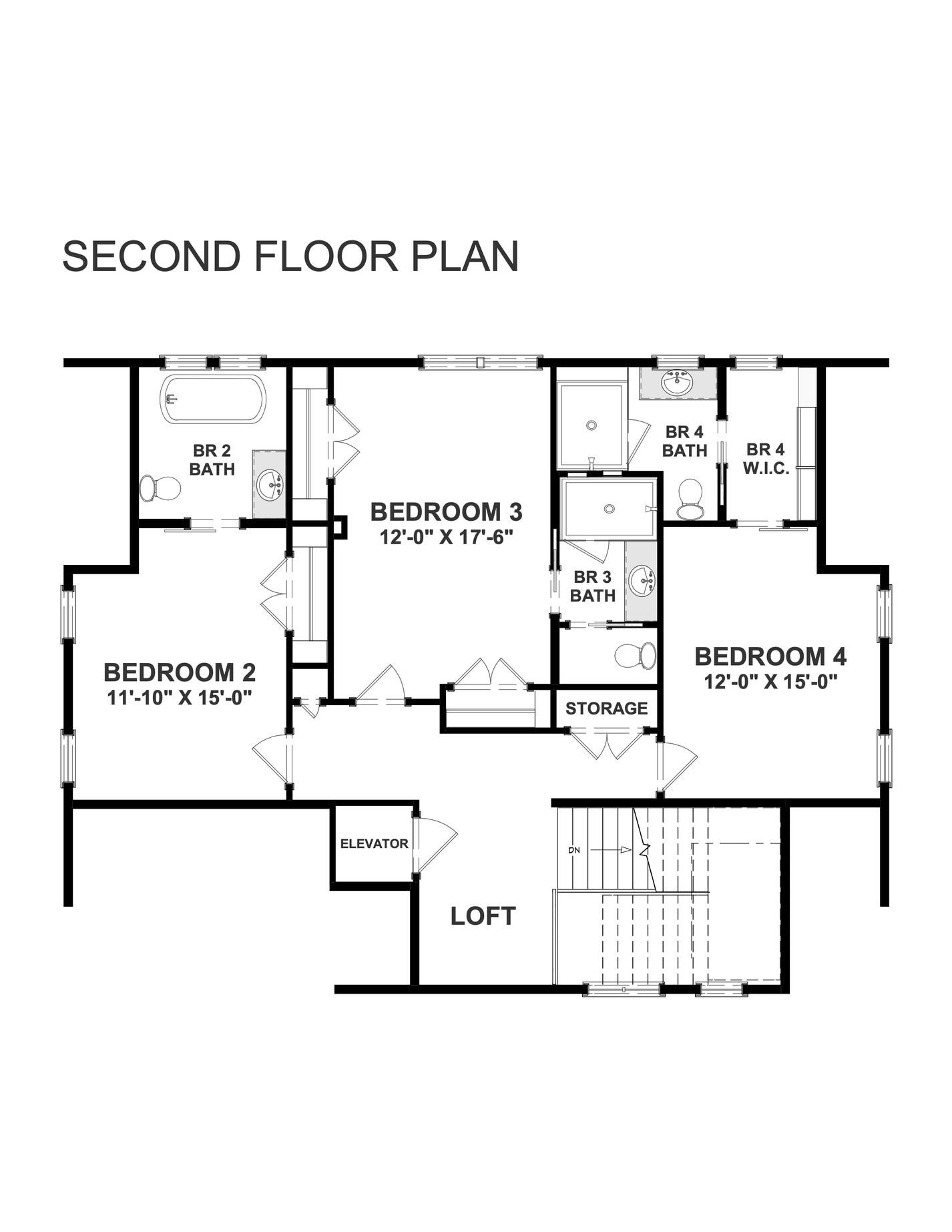 2855 Sq. Ft. - The Chestnut – Intertwine House Plans