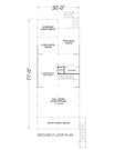1547 Sq. Ft. - Magnolia Beach Hut CHP – Intertwine House Plans