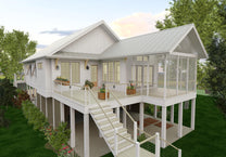 1547 Sq. Ft. - Magnolia Beach Hut CHP – Intertwine House Plans