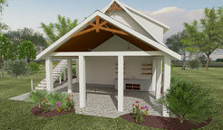650 Sq. Ft. - Meyer Garage/ADU – Intertwine House Plans