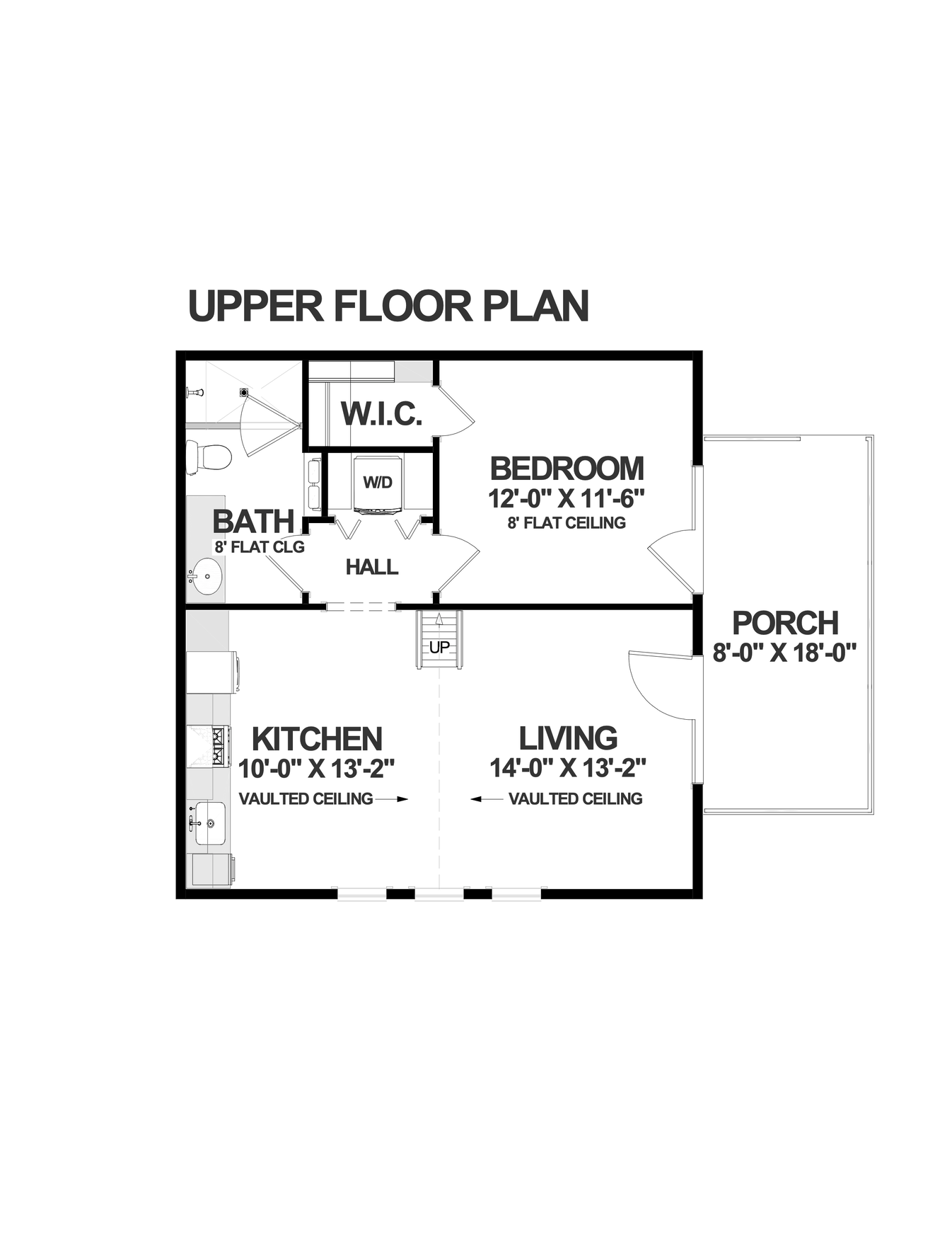 650 Sq. Ft. - Meyer Garage/ADU – Intertwine House Plans