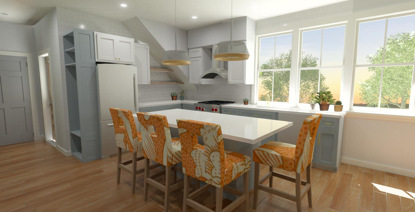 1085 Sq. Ft. - The Perry Garage/ADU Plan – Intertwine House Plans