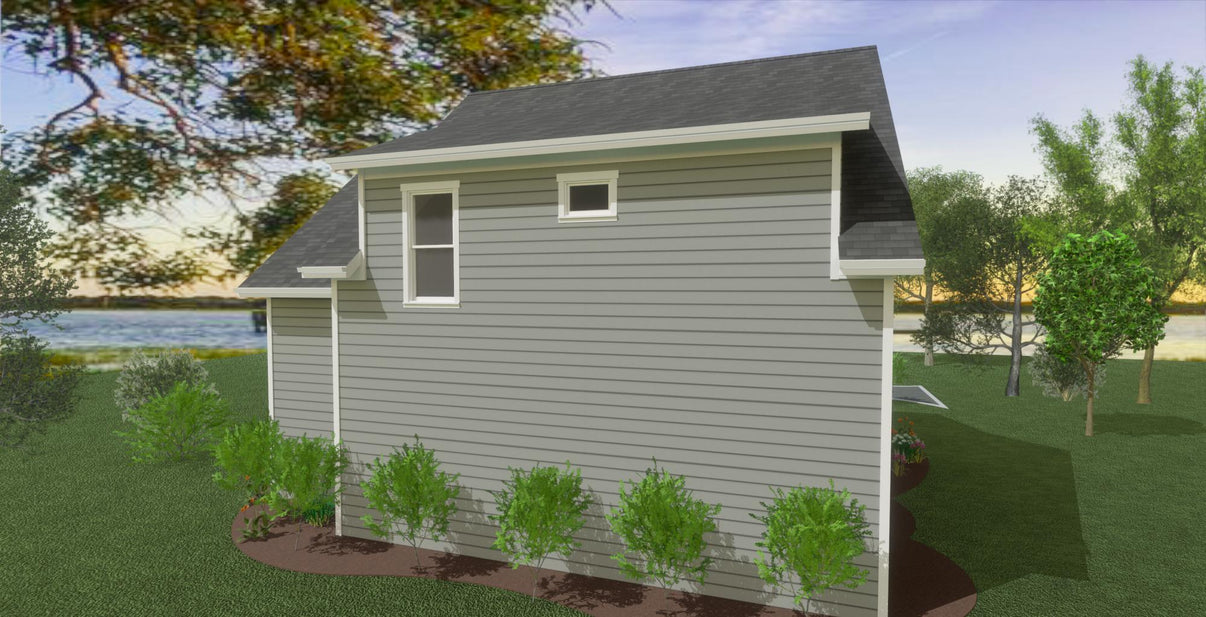 1085 Sq. Ft. - The Perry Garage/ADU Plan – Intertwine House Plans