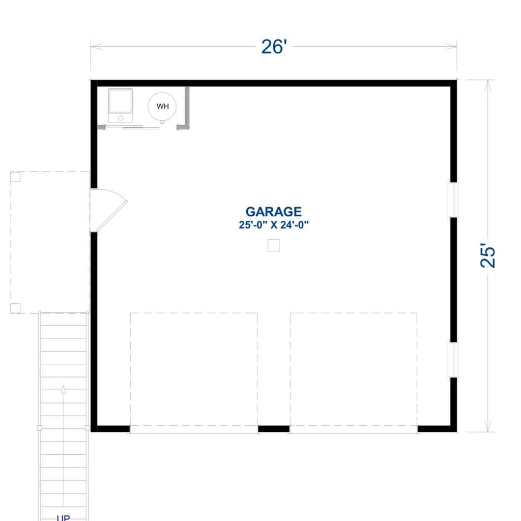 640 Sq. Ft. - Cloudy Bay Garage/ADU – Intertwine House Plans